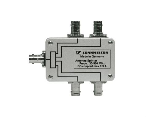 Sennheiser Asp 114 Antenna Splitter 1x 1 In 4 Out Passive Dc Coupling Bnc Connections