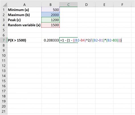 How To Use The Triangular Distribution In Excel With Examples