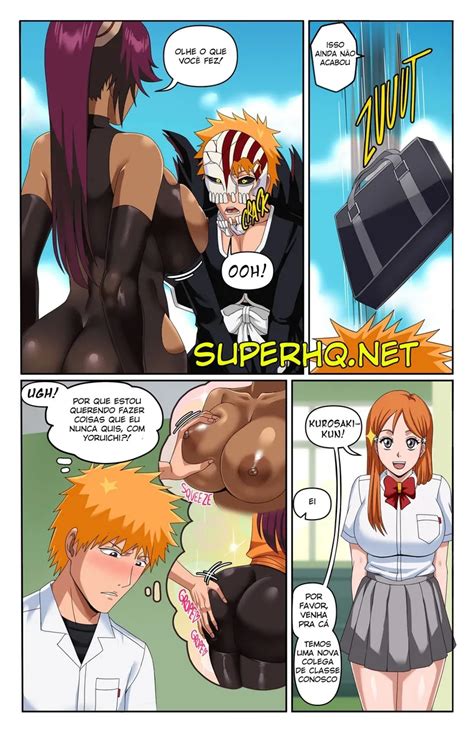 Yoruichi Fode Insaciável Adentrando O Mundo Proibido De Bleach Em Hq