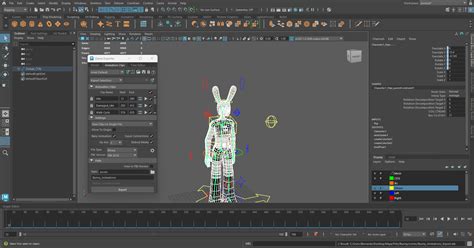 Eyes Separated From Mesh After Exporting Clips Rmaya
