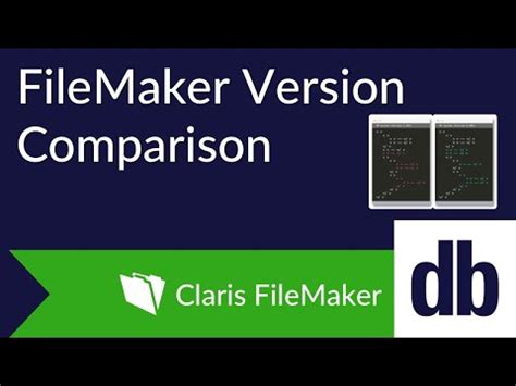 FileMaker Version Comparison DB Services