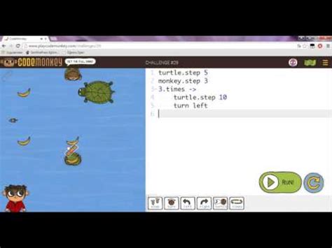 Play Code Monkey 29 Challenge Level YouTube