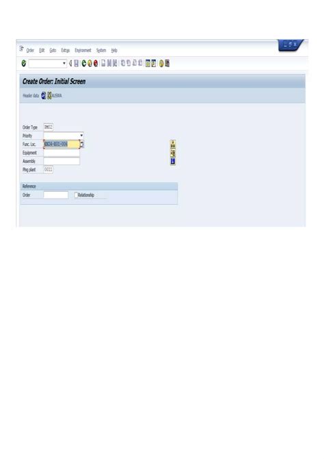 Sap Pm Wcm Enhanced Model Entire Process Flow With Sap Screenshots