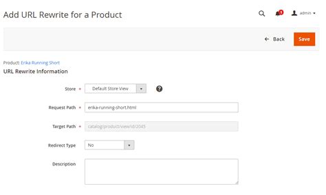 how to create magento 2 product url rewrites