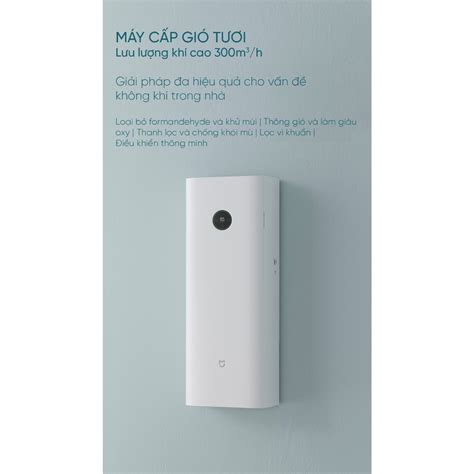 Máy cấp gió tươi 300m3/h Mijia MJXFJ-300-G1 | Shopee Việt Nam