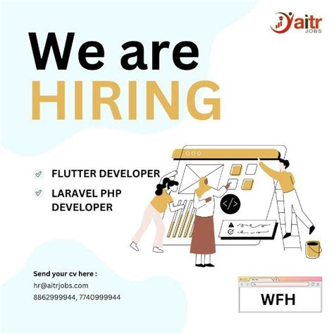 Iotapoint On Linkedin We Are Hiring Flutter Developer And Phplarawell Developer For Our