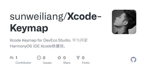 GitHub sunweiliang Xcode Keymap Xcode Keymap for DevEco Studio 华为鸿蒙HarmonyOS IDE Xcode快捷键