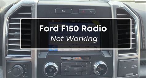 Ford F150 Radio Not Working? 6 Solutions You Should Try