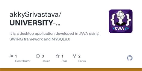 GitHub AkkySrivastava UNIVERSITY MANAGEMENT SYSTEM It Is A Desktop Application Developed In