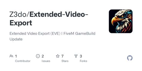 Github Z3doextended Video Export Extended Video Export Eve