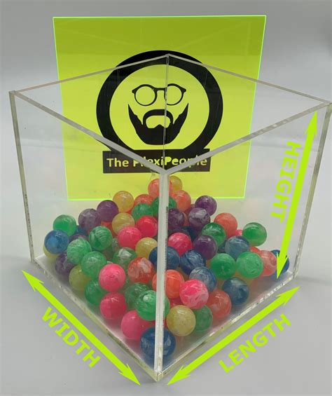 Clear Acrylic Sided Display Box Custom Sizes Available Etsy Australia