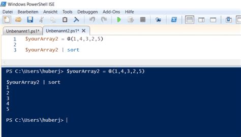 Ein Array In Powershell Verwenden