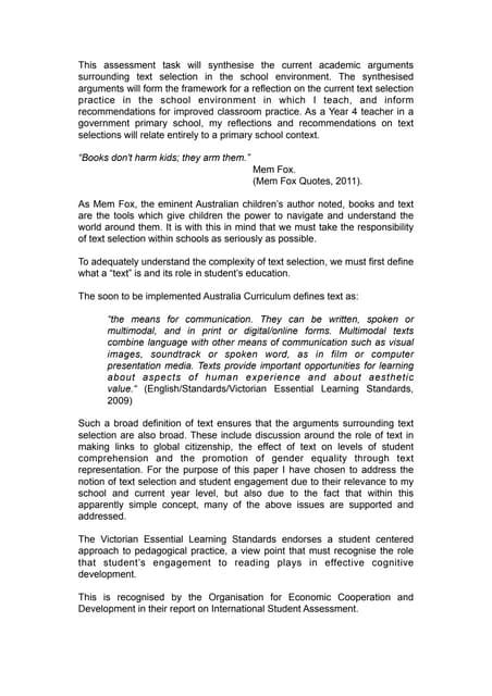 Text Selection 1 Pdf