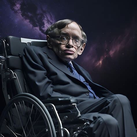 Premium Ai Image Stephen Hawking