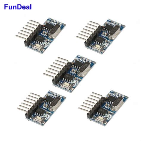 Pcs MHz RF Receiver Learning Code Decoder Module MHz Wireless Channel Output For