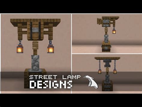 Minecraft Medieval Street Lamp