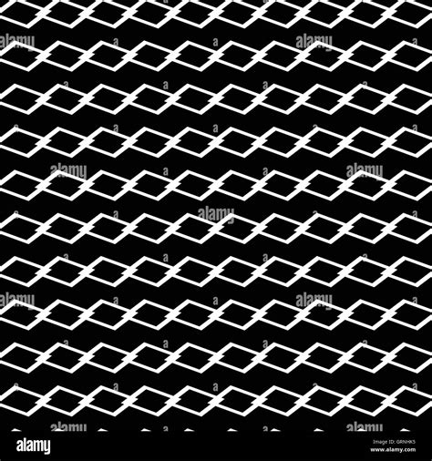 Geometric Seamless Monochrome Pattern With Parallelograms Squares Stock Vector Image And Art Alamy