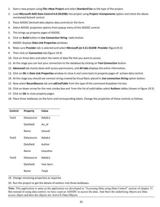Creating A Data Report In Visual Basic DOCX Desktop Publishing Computer Software And