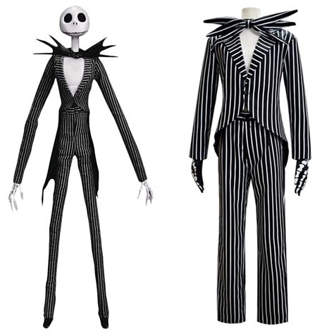 The Nightmare Before Christmas Jack Skellington Cosplay Costume Outfit