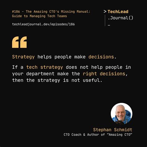 Tech Lead Journal On Linkedin Does Your Strategy Really Help You Decide Hear More From Stephan