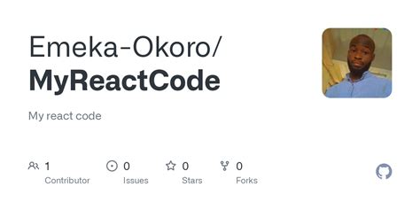 Github Emeka Okoromyreactcode My React Code