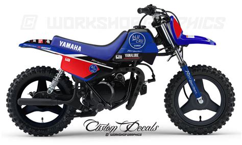 Blank Number Plate Graphics For Pw50 1990 2021 Yamaha Neon Yellow