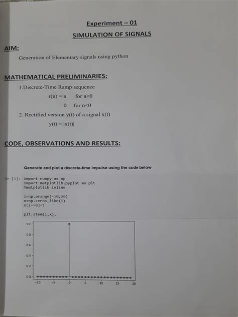 Dsp Lab First 2 Exp Pdf Discrete Fourier Transform Normal