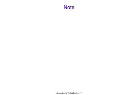 Ppt Verilog Basic Language Constructs Lexical Convention Data
