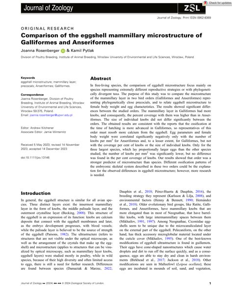Pdf Comparison Of The Eggshell Mammillary Microstructure Of Galliformes And Anseriformes