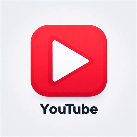 Youtube Player Icon With Flat Design Premium Ai Generated Image