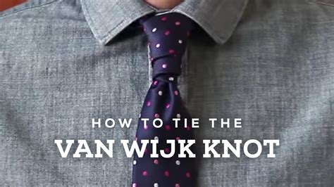 Tie Knot Van Wijk At Luca Waldock Blog