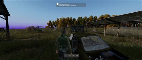 Idea How About This Server Restart Notification On Vanilla R Dayz