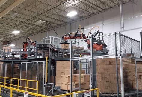 Rotary Pal Robotic Case Palletizer Bw Integrated Systems