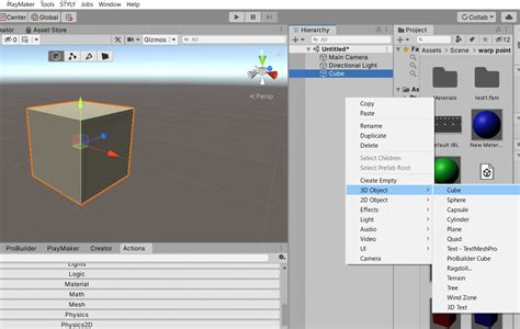 Playmaker Inserting A Link In A Styly Scene Object Styly