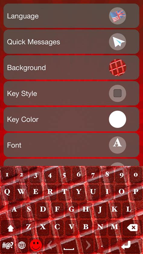 Red Keyboard Theme With Emoji Apk Do Pobrania Na Androida