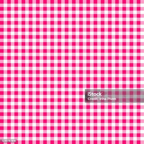 핑크와 화이트 무늬 격자 무늬 식탁보 옷 셔츠 드레스 종이 및 기타 섬유 제품 사각형에서 질감 0명에 대한 스톡 벡터 아트 및