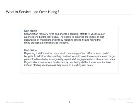 The Business Case for Service Line Over-Hiring - ppt download