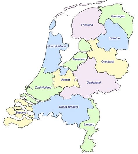 2 Map Of The Twelve Provinces Of The Netherlands Source D