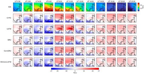 Spatiotemporal Prediction Of Ionospheric Total Electron Content Based On Ed Convlstm