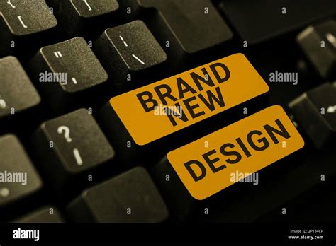 Writing Displaying Text Brand New Design Word Written On Brainstorming About Branding Strategy
