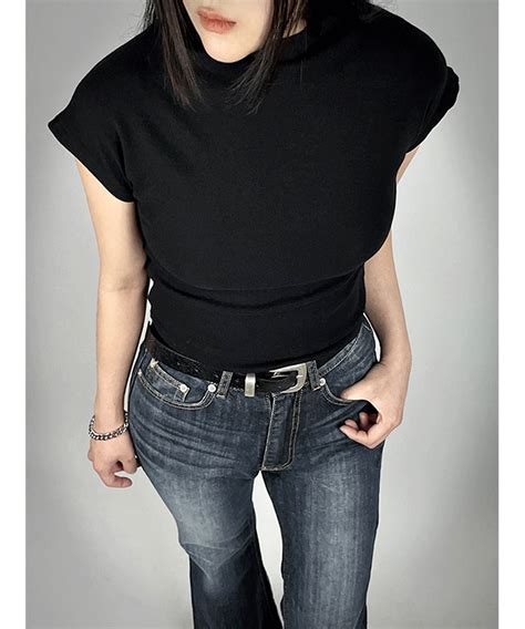 🍁가을신상🍁 넥포인트 캡소매 소프트 베이직 반폴라 3color 에이블리