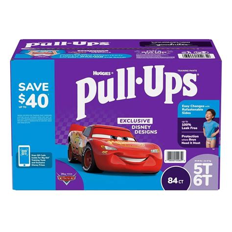 Huggies Pull Ups 5t 6t 84 Walmart Business Supplies