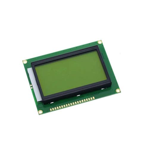 12864b Graphic Yellow Color Backlight Lcd Display Module2