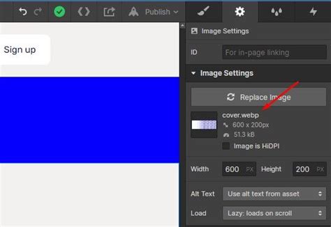 anthony grant on linkedin webflow now supports webp images put a