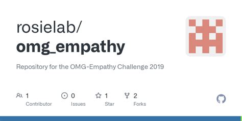 Github Rosielab Omg Empathy Repository For The Omg Empathy Challenge 2019