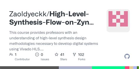 GitHub Zaoldyeckk High Level Synthesis Flow On Zynq Using Vivado HLS This Course Provides