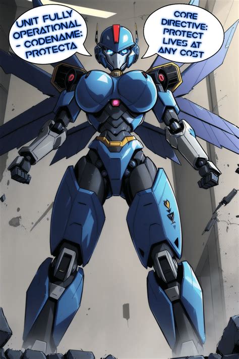 Protector Of The City Mecha Tf Tg Ap Comic Alwaysolder Tg Comics