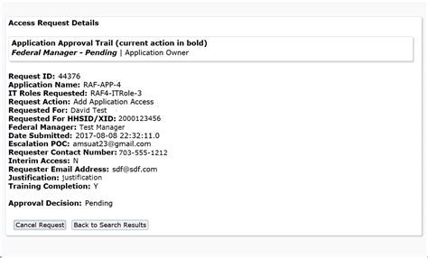 HHS AMS How To View Or Cancel An Access Request To An Application In AMS