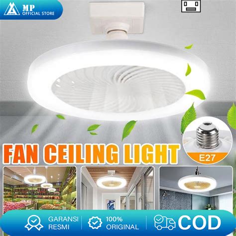 Jual Lampu Kipas Angin Gantung Remote Multifungsi Lampu Outdoor Plafon Celling Fan Light Kipas