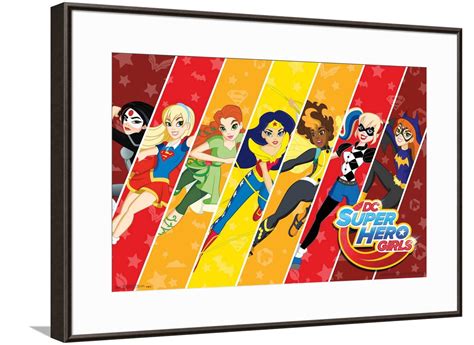 Dc Comics Dc Superhero Girls League Canvas Wall Poster 14725 X 22